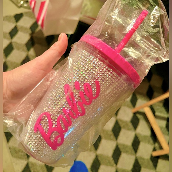 Barbie | Other | Barbie Movie Mattel Blinged Out Cold Cup W Straw ...